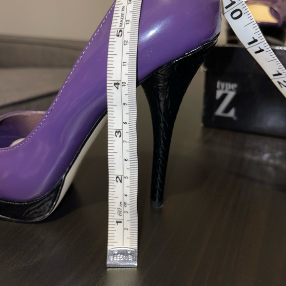 Type Z | Shoes | Purple Leonara Heels | Poshmark